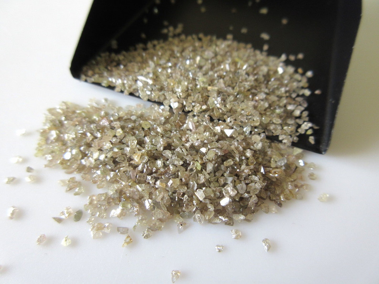 5 CTW Natural Brown Diamond Dust Champagne Raw Rough Uncut | Etsy