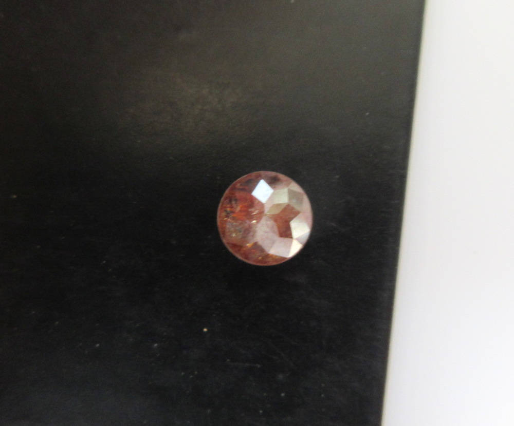 5mm Round Shaped Red Diamond Rose Cut Loose Cabochon Faceted | Etsy