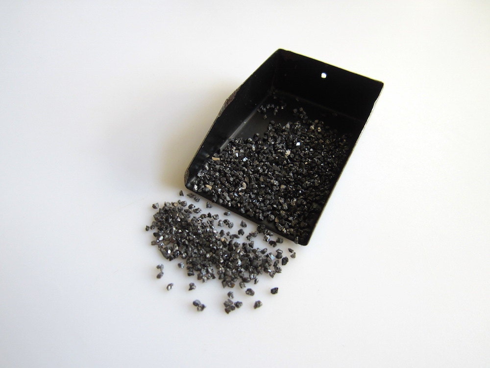5 Carat Weight Black Diamond Dust, Natural Raw Rough Uncut Diamond for ...