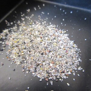 5 CTW Natural Black/white/red/yellow Color Diamond Dust, Natural Raw ...