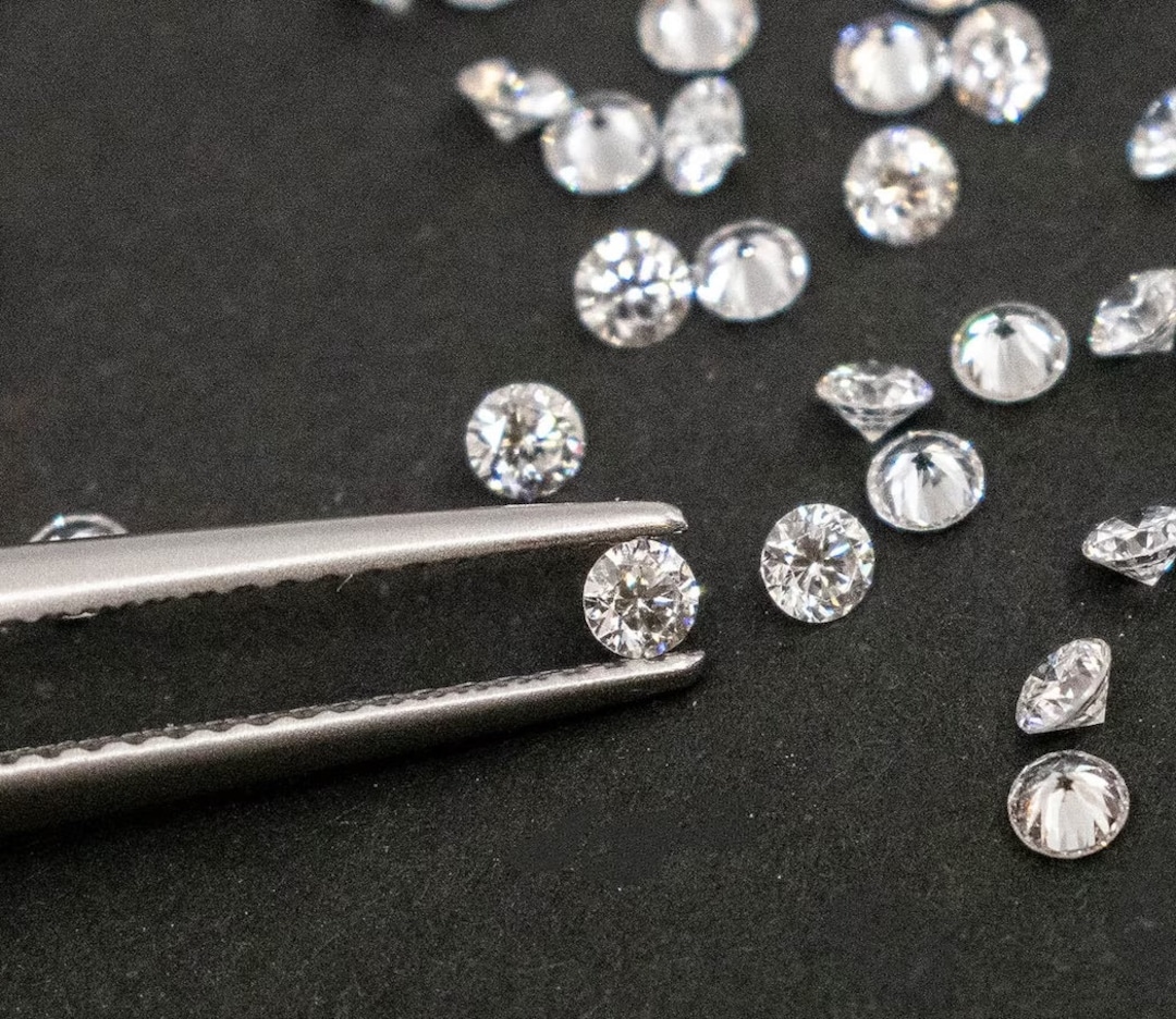 10 Pieces Tiny Round Brilliant Cut Natural Diamonds 1mm/1.3mm/2mm/3mm ...