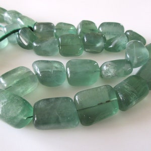 Huge Green Fluorite Tumble Beads, Natural Fluorite Tumbles, 20-28mm ...