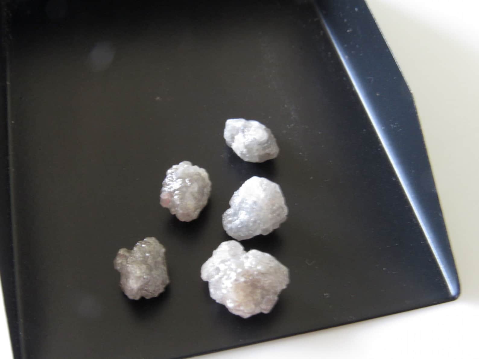 1 Piece 8mm White Raw Uncut Diamond Loose, Natural Rough Uncut Diamond ...