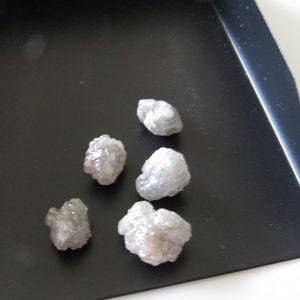 1 Piece 8mm White Raw Uncut Diamond Loose, Natural Rough Uncut Diamond ...