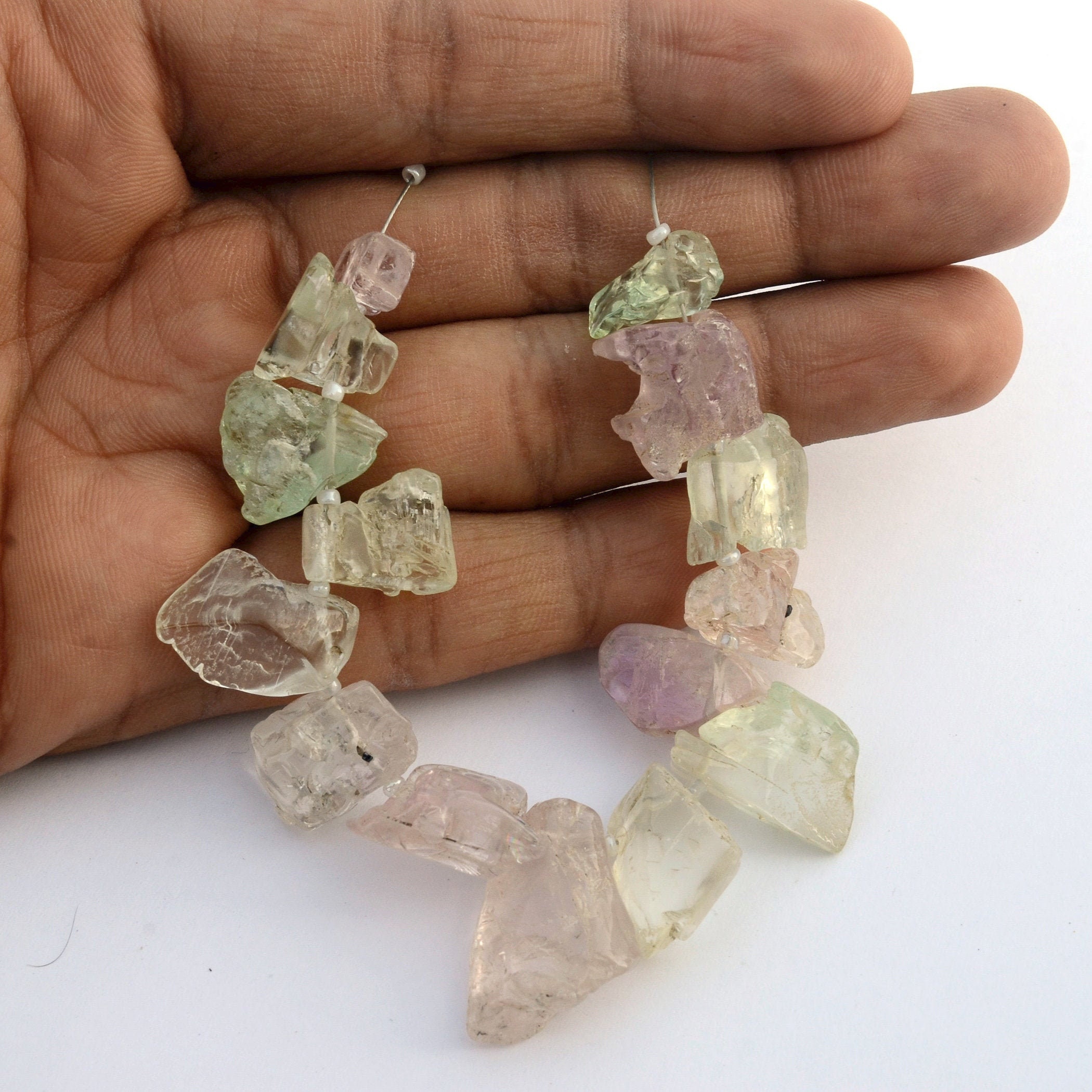 Natural Kunzite Raw Beads 10mm to 20mm 15 Pieces Kunzite - Etsy
