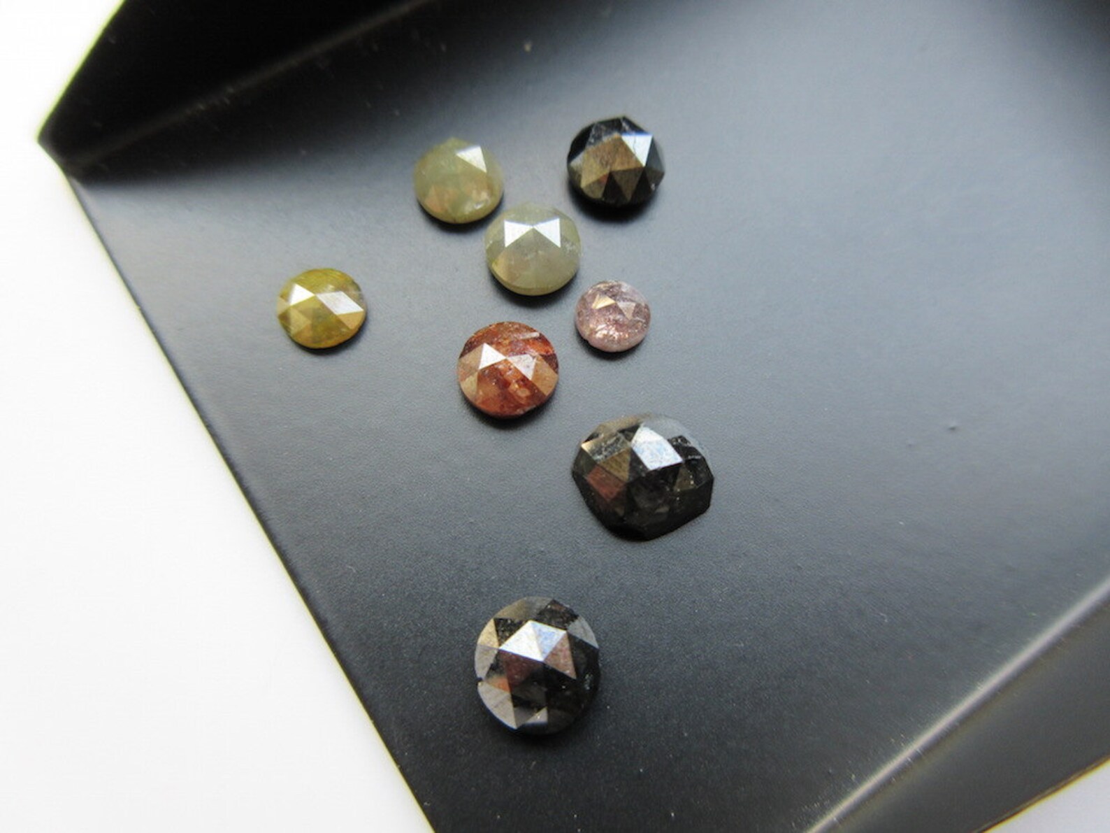 Red Rose Cut Diamond, Loose Diamonds, Rough Diamond Rose Cut, Raw ...