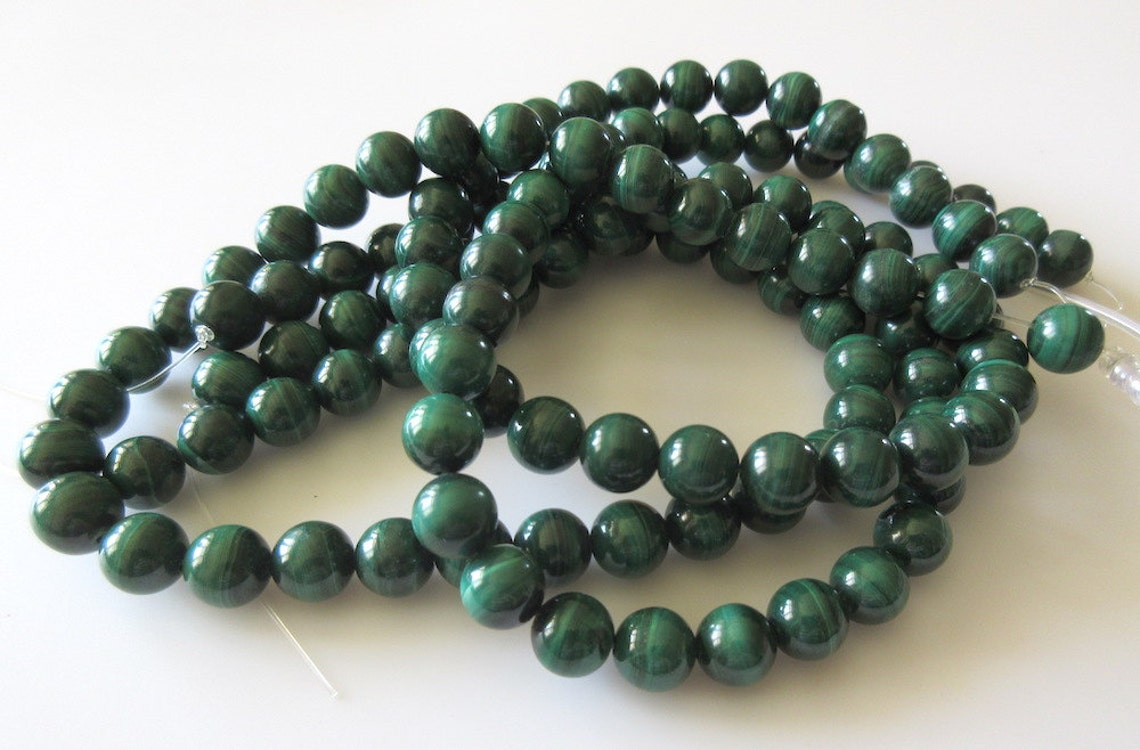 9mm Malachite Round Beads, Natural Malachite Beads, Wholesale Malachite ...