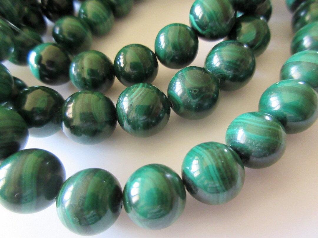 11mm Malachite Round Beads, Natural Malachite Beads, Wholesale ...