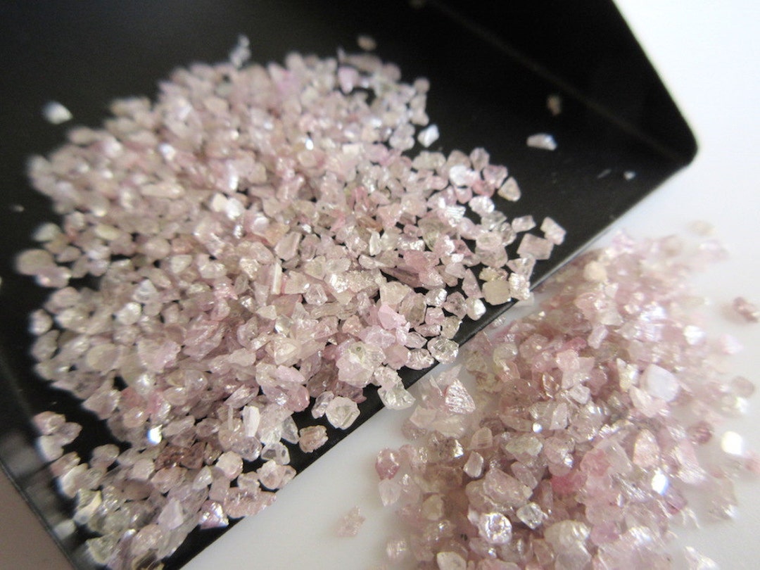1mm to 3mm Natural Pink Diamond Flat Slices, Pink Color Raw Rough Uncut ...