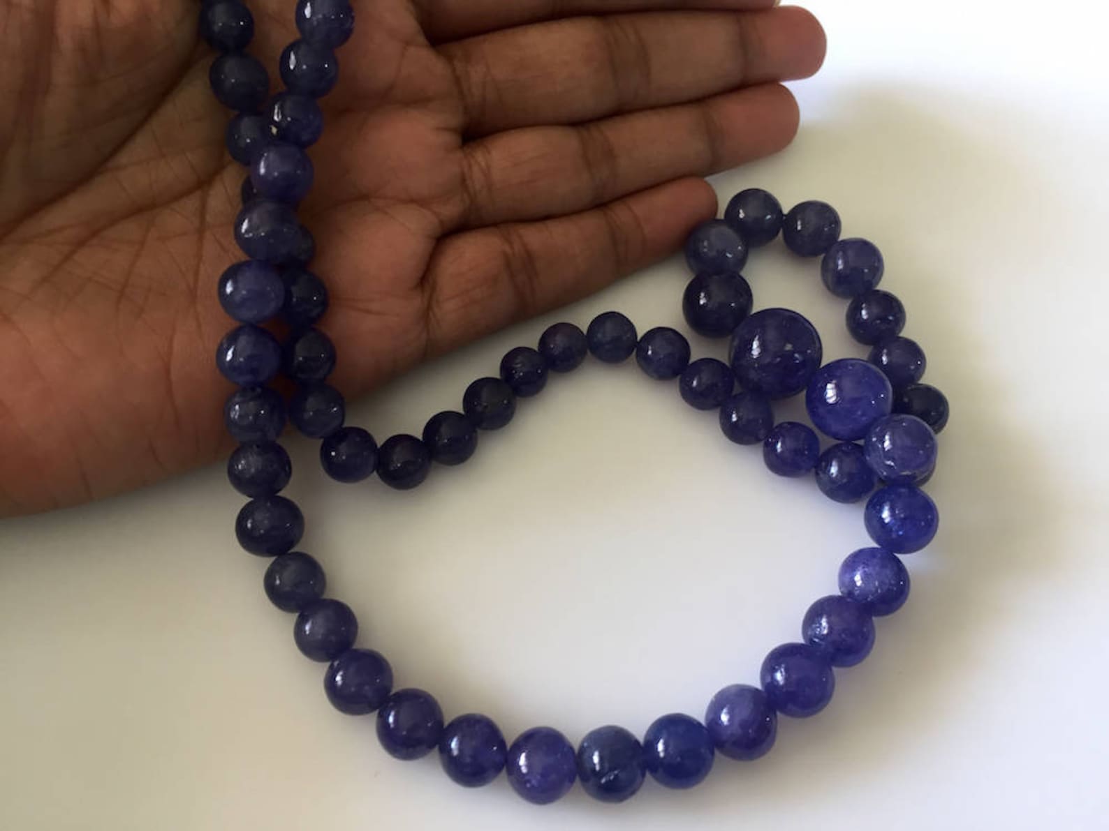 Natural AAA Tanzanite Smooth Round Beads Rare Shape and Color - Etsy