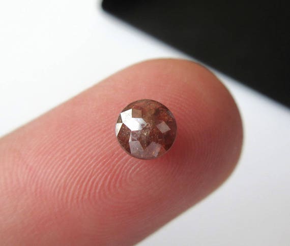 5mm Round Shaped Red Diamond Rose Cut Loose Cabochon Faceted - Etsy
