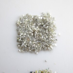 5 Carats Natural Raw Diamond Dust, Black Blue Yellow White Grey Pink ...