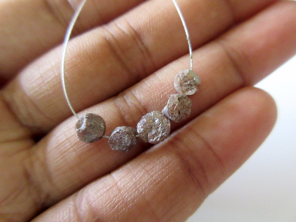 5 Pieces Button Shaped Red Raw Diamonds Raw Diamond Button - Etsy