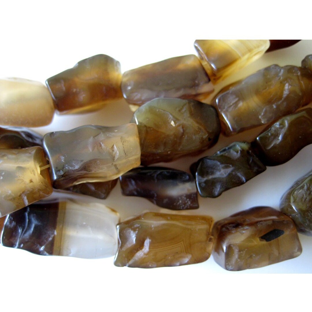 Onyx Nuggets - 21mm to 15mm Brown Onyx Nuggets - Natural Rough - Direct ...