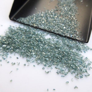 5 Carats Blue Color Diamond Dust, Fine Quality Uncut Raw Rough Uncut ...