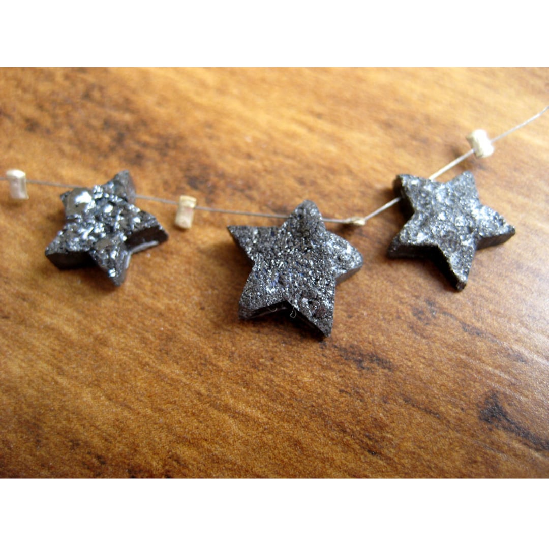 Star Diamond, 3 Piece Set, Rough Diamonds, Laser Cut Diamond, Star ...