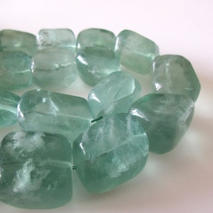 Huge Green Fluorite Tumble Beads, Natural Fluorite Tumbles, 20-28mm ...