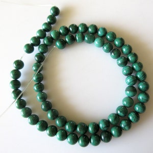 4mm Malachite Round Beads, Natural Malachite Beads, Wholesale Malachite ...