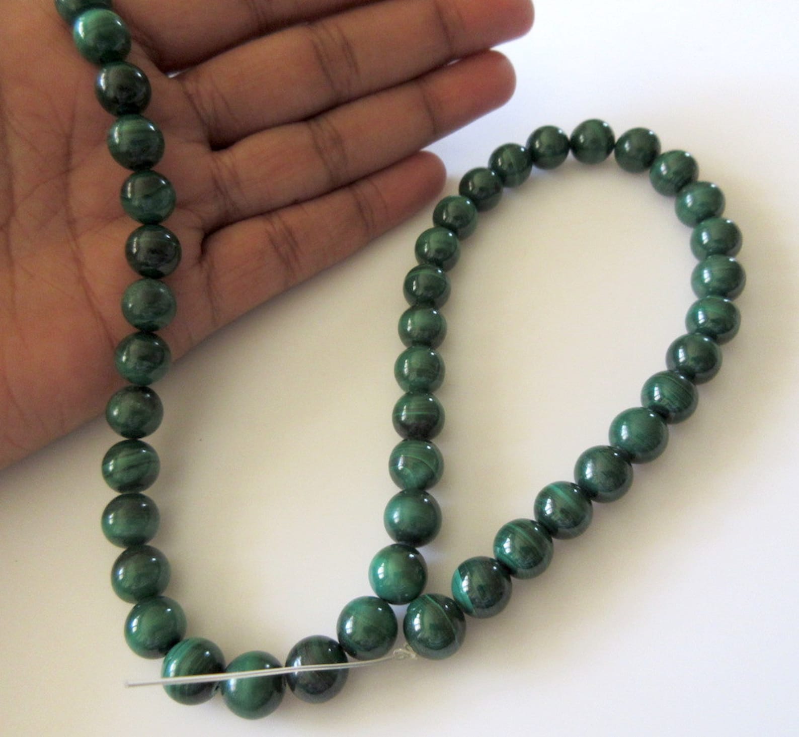 9mm Malachite Round Beads Natural Malachite Beads Wholesale - Etsy