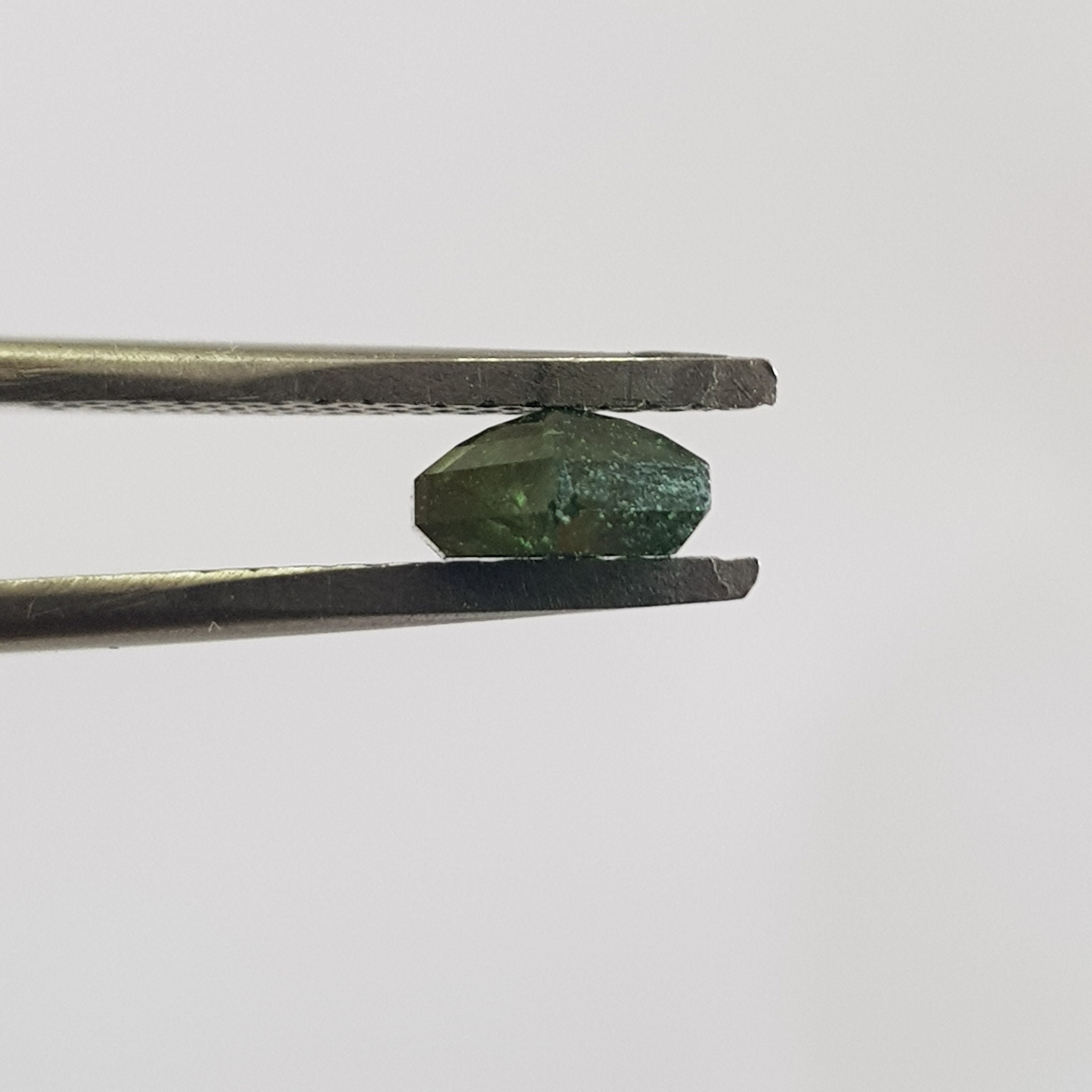 1.02CTW/6.6mm Clear Blue Fancy Hexagon Shield Shaped Rose Cut | Etsy