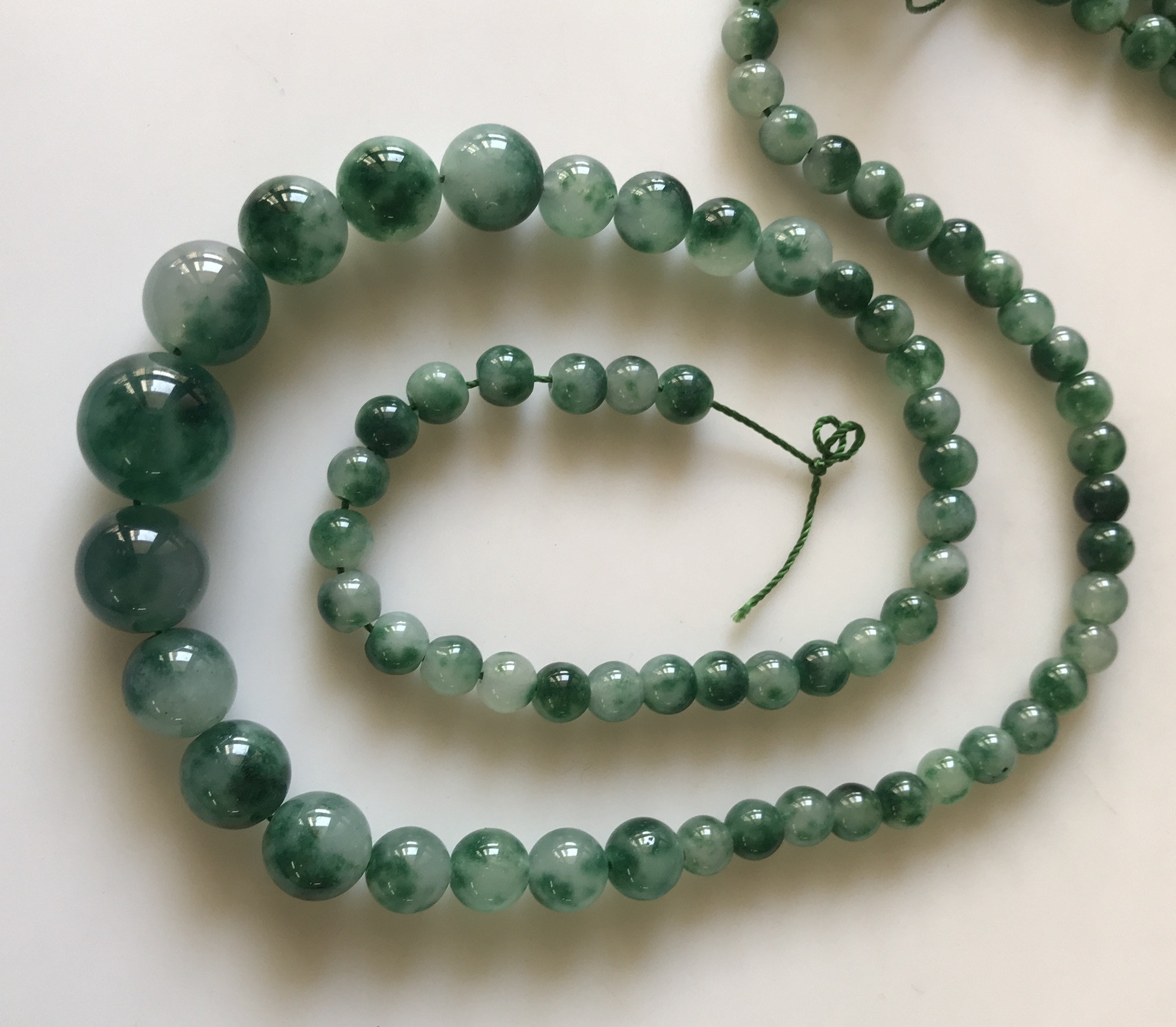 6mm To 13mm Emerald Green Jade Round Beads Green Moss Agate | Etsy
