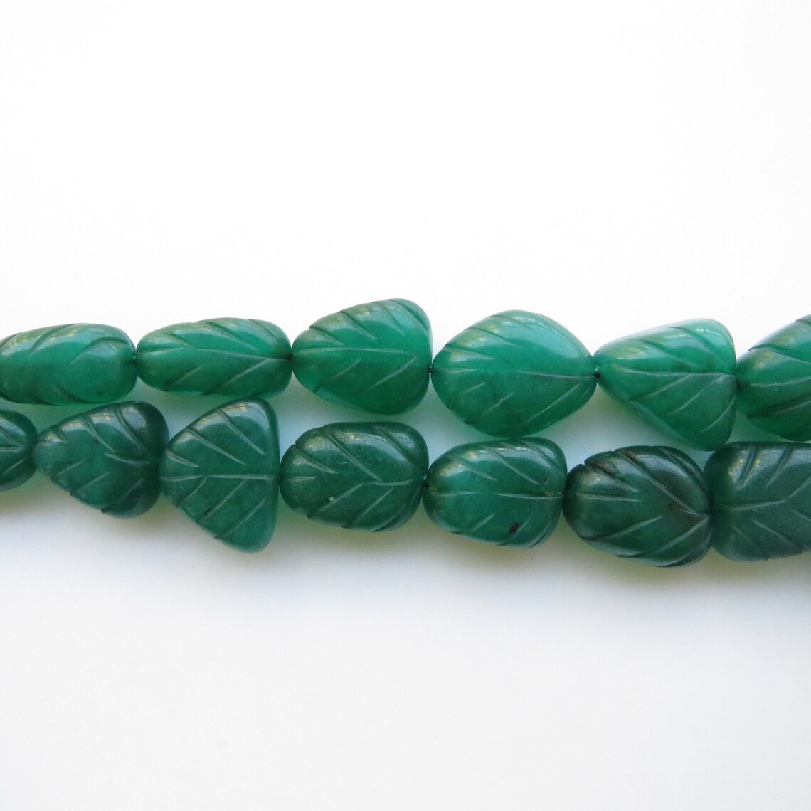 Green Jade Carved Tumble Beads Green Jade Tumbles 15mm to - Etsy