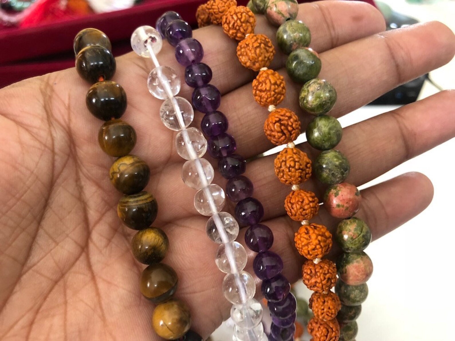 Gemstone Prayer Beads 108 Mala Beads Yoga Beads Meditation - Etsy