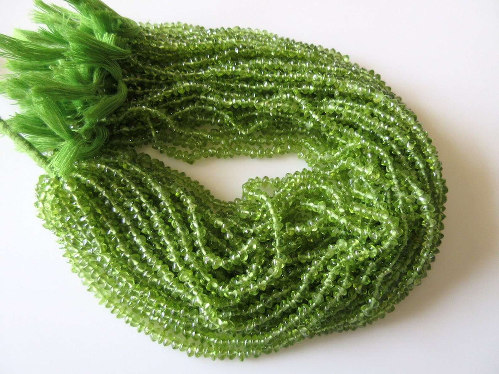 10 Strands Natural Peridot Button Beads 5mm Peridot Beads - Etsy