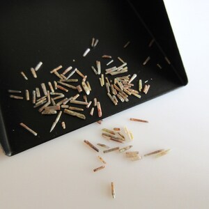 Red Raw Natural Rough Diamond Pipes, 3mm to 7mm Approx Raw Rough Uncut ...