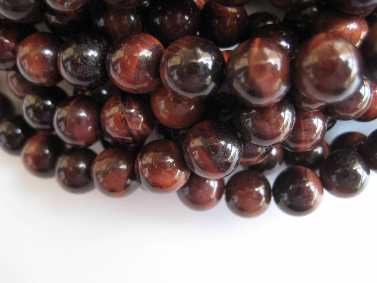 Red Black Jasper Large Hole Gemstone Beads 8mm Red Jasper - Etsy