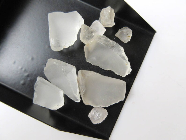 10 Pieces Raw Rough Loose Natural White Calcite Gemstones, 20mm to 24mm ...
