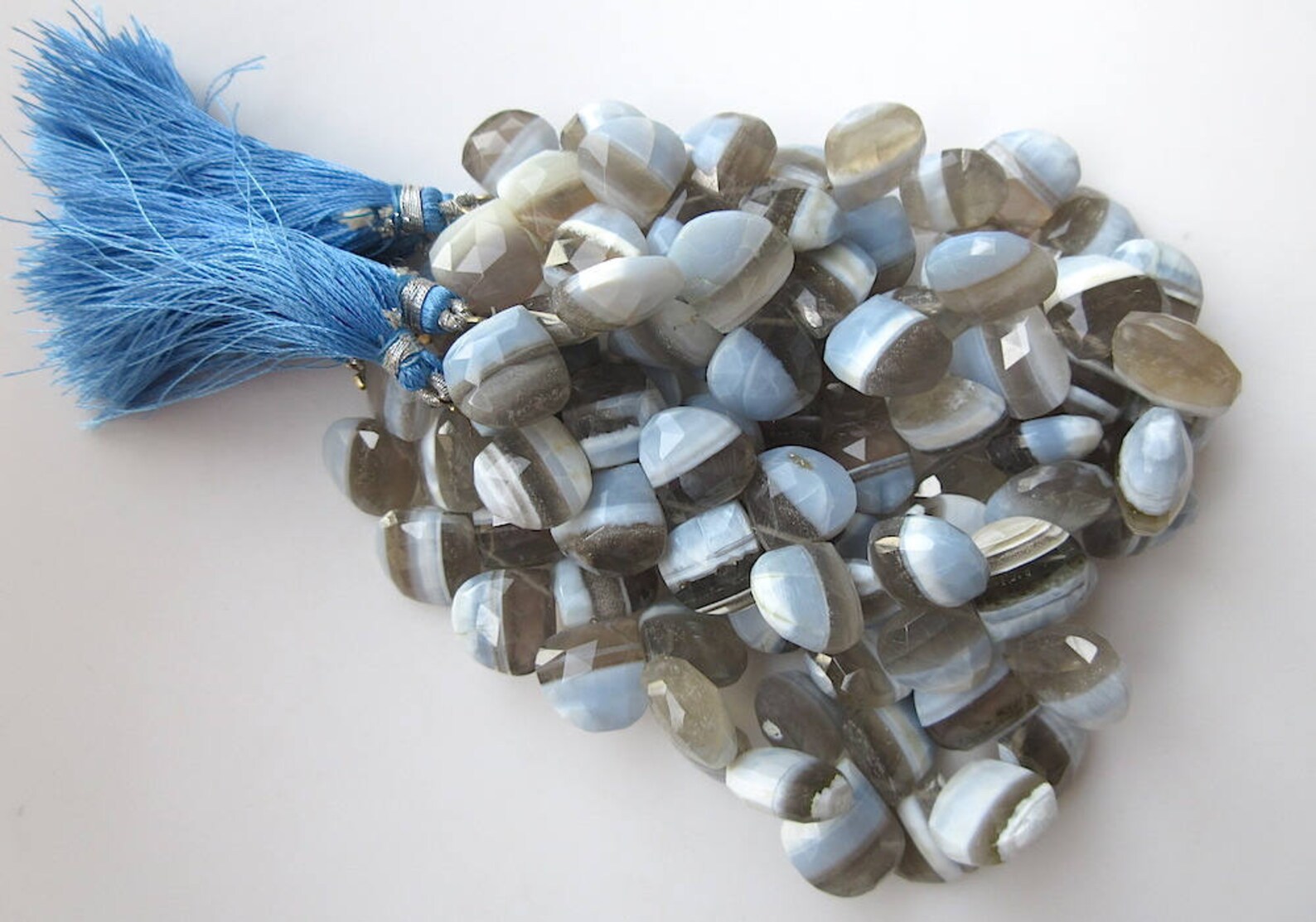 AAA Natural Blue Grey Bi Color Opal Faceted Heart Shaped - Etsy