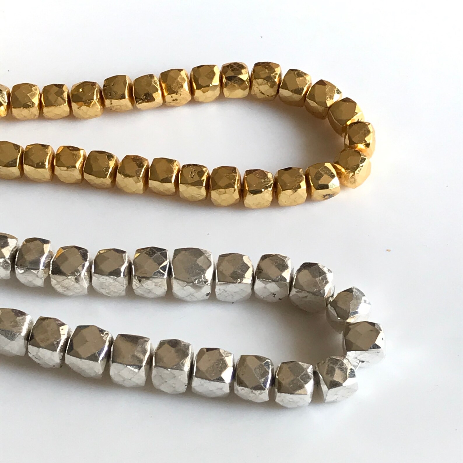 Gold Pyrite Faceted Box Beads 7mm/8mm Wholesale Pyrite Box - Etsy