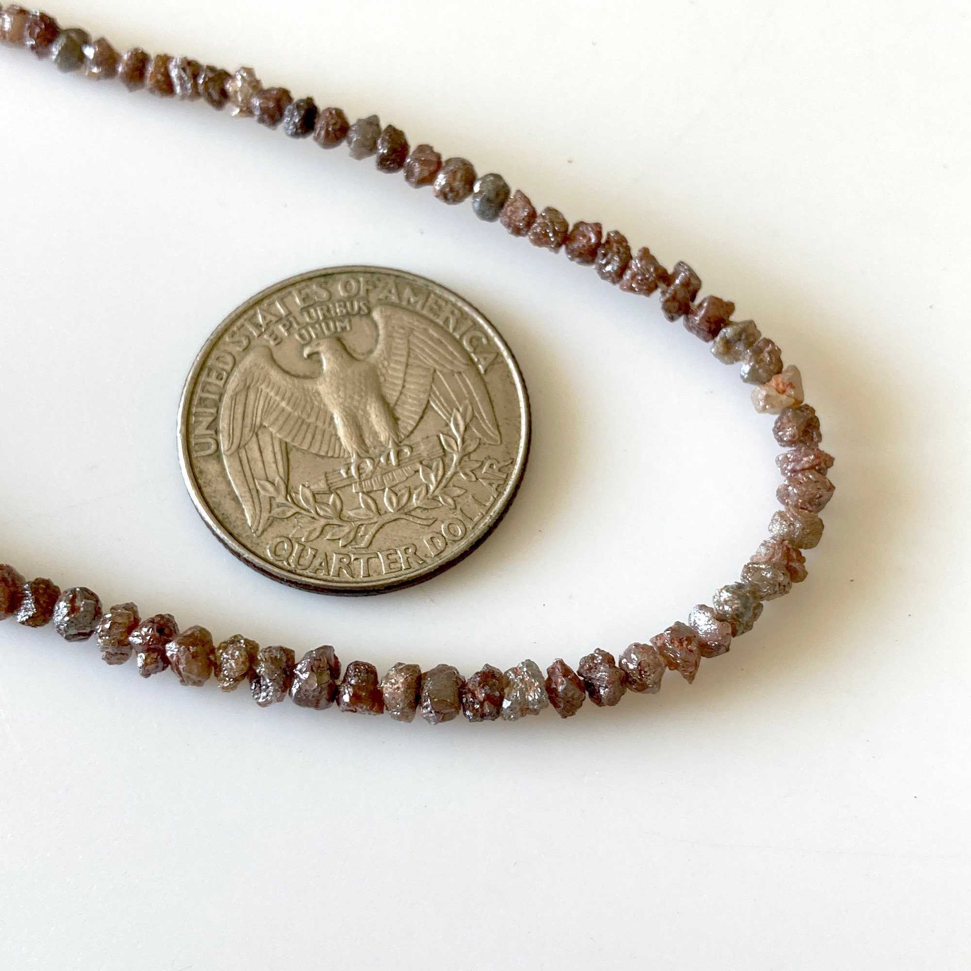 4/8/16 Inches 3mm Red Raw Diamond Natural Round Beads 0.5mm | Etsy