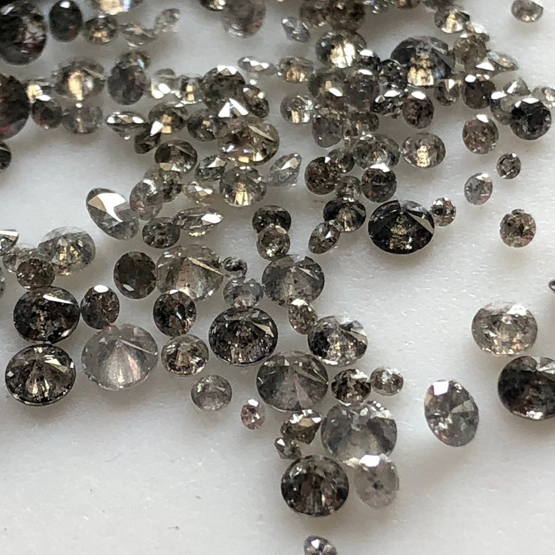 10 Pieces Tiny 1mm To 2mm/2mm To 3mm Brilliant Cut Salt And | Etsy