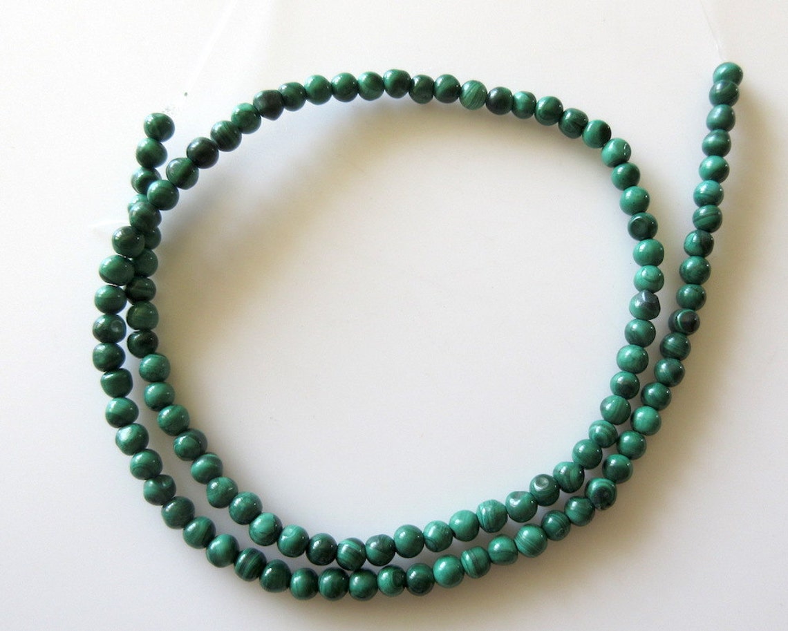 6mm Malachite Round Beads Natural Malachite Beads Wholesale - Etsy