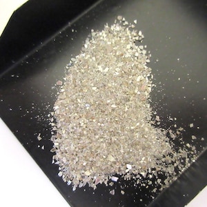 5 CTW Sparkling White Brown Clear Natural Diamond Dust, Raw Rough Uncut ...