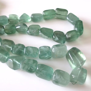 Huge Green Fluorite Tumble Beads, Natural Fluorite Tumbles, 20-28mm ...