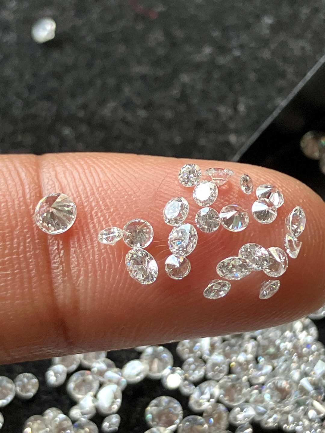 10 Pieces Tiny Round Brilliant Cut Natural Diamonds 1mm/1.3mm/2mm/3mm ...