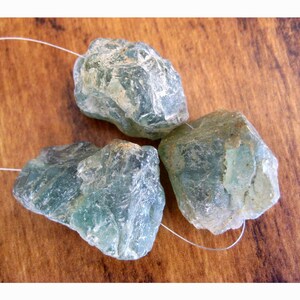 Raw Apatite Stone, Apatite Rough Stone, Large 1mm Hole Apatite Gemstone ...