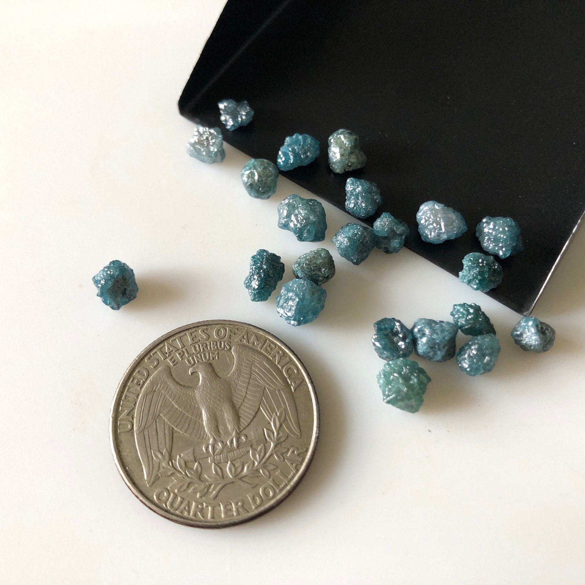 6mm Raw Rough Blue Diamond Loose Raw Diamond Rough Diamond | Etsy