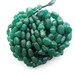 Green Jade Carved Tumble Beads, Green Jade Tumbles, 15mm to 22mm Green ...