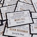 50 Flat Movie / Cinema / Film Themed Table Place Cards - Etsy