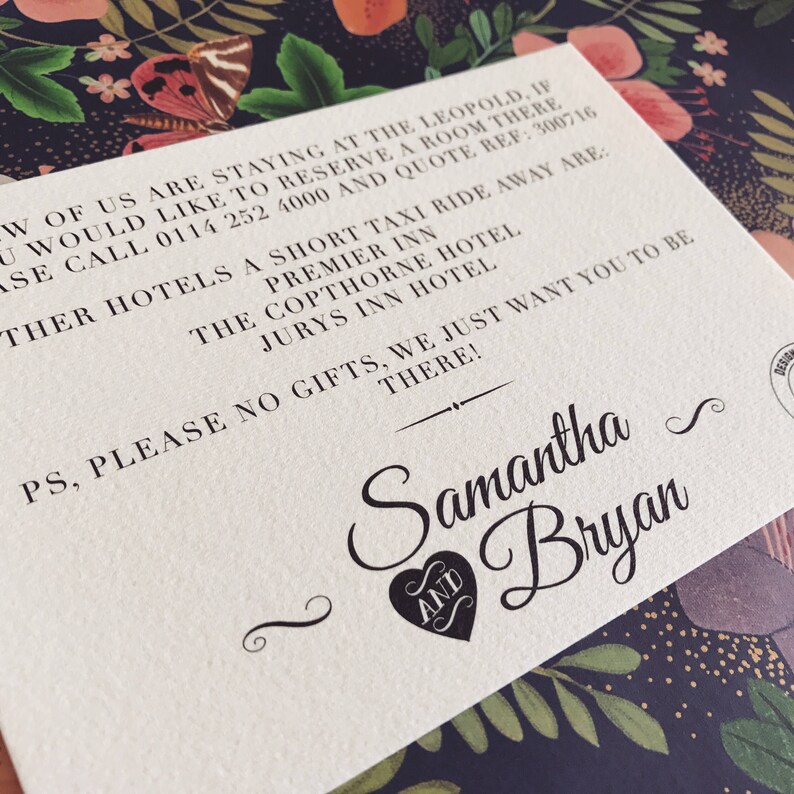 50 Cream Postcard Wedding Invitations. Textured Card. Envelopes ...