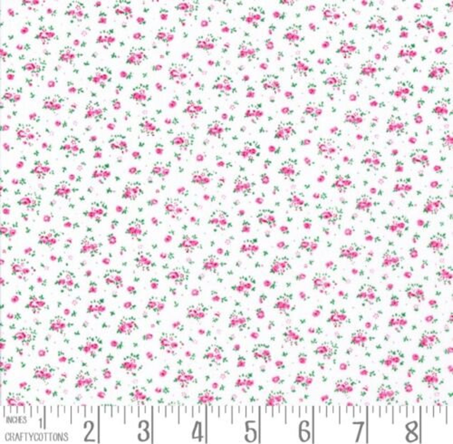 DITSY FLORAL Fabric POLYCOTTON Craft Bunting Patchwork | Etsy