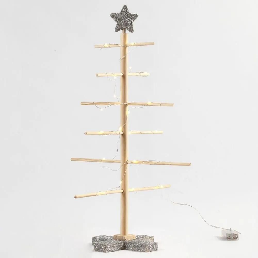 Wooden Christmas Tree Self Assembly Ideal for Displaying Your Handmade ...