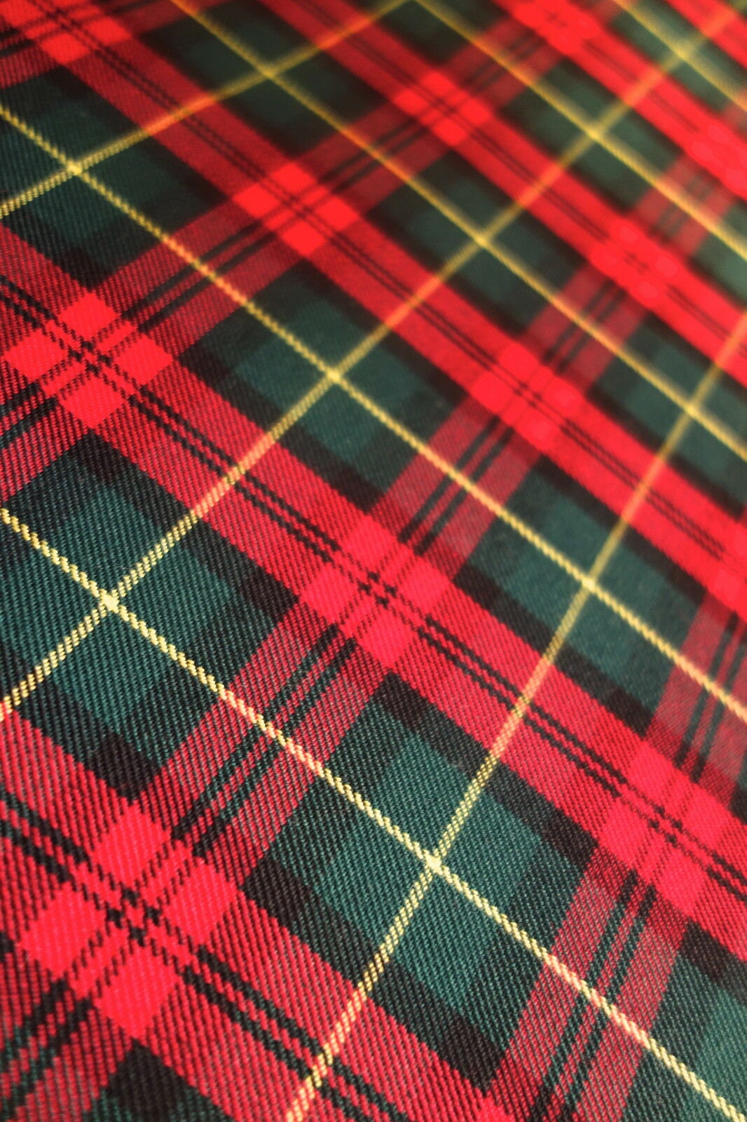 Tartan Checked Fabric Material by the Metre 58 WIDE 24 | Etsy