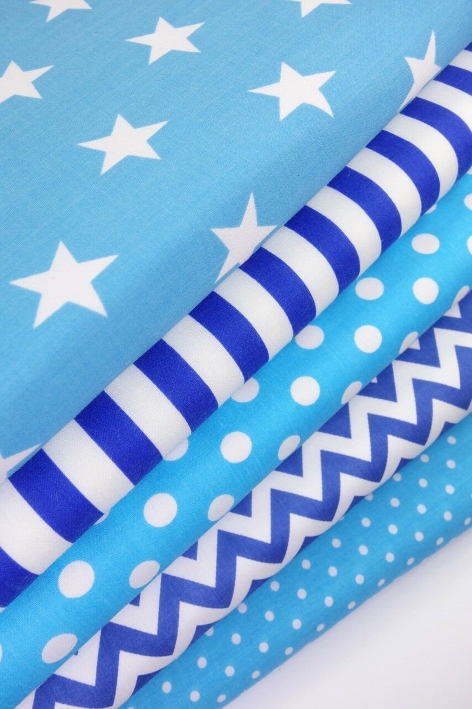 Children's Patterned Fabric Bundles Fat Quarters - Etsy UK