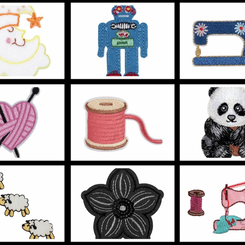 Sew on Motifs - Etsy UK