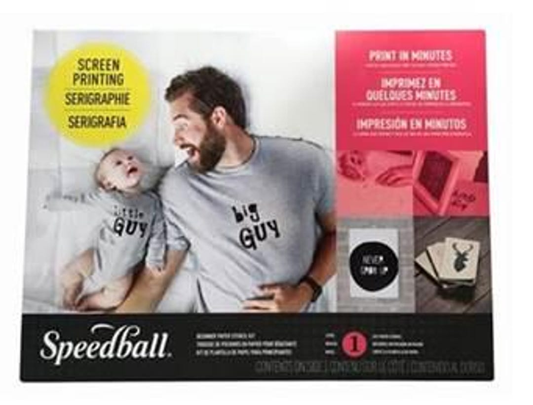 Speedball Paper Stencil Beginner Screen Printing Kit Full Instructions ...